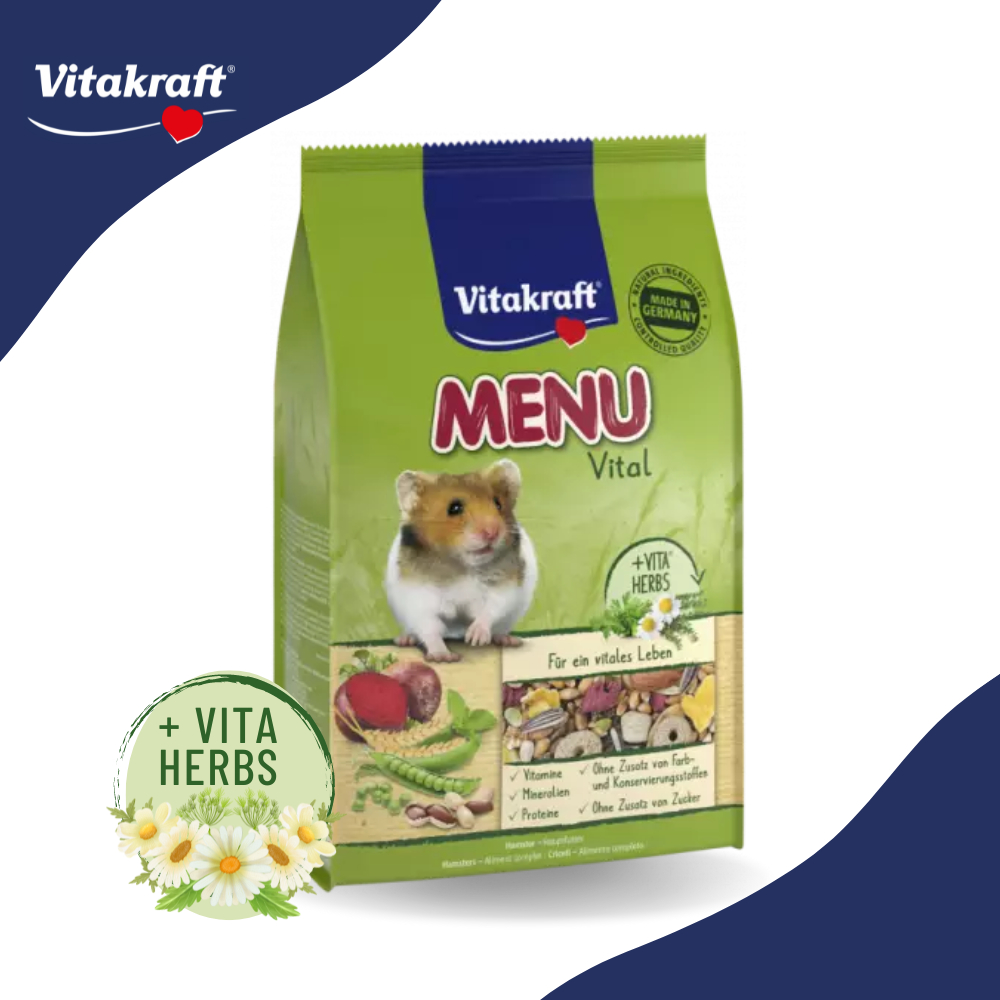 Vitakraft Menu Vital Hamster Food 1kg | Shopee Philippines