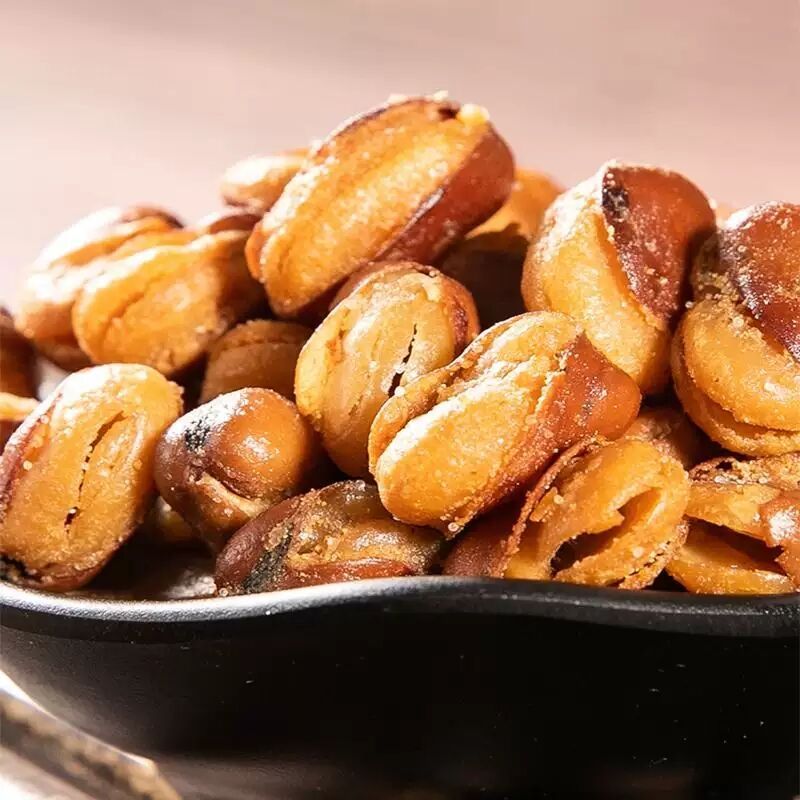WooNut Ready-to-eat Broad Bean Spicy Hot Snacks Pop Beans Crispy Beef ...