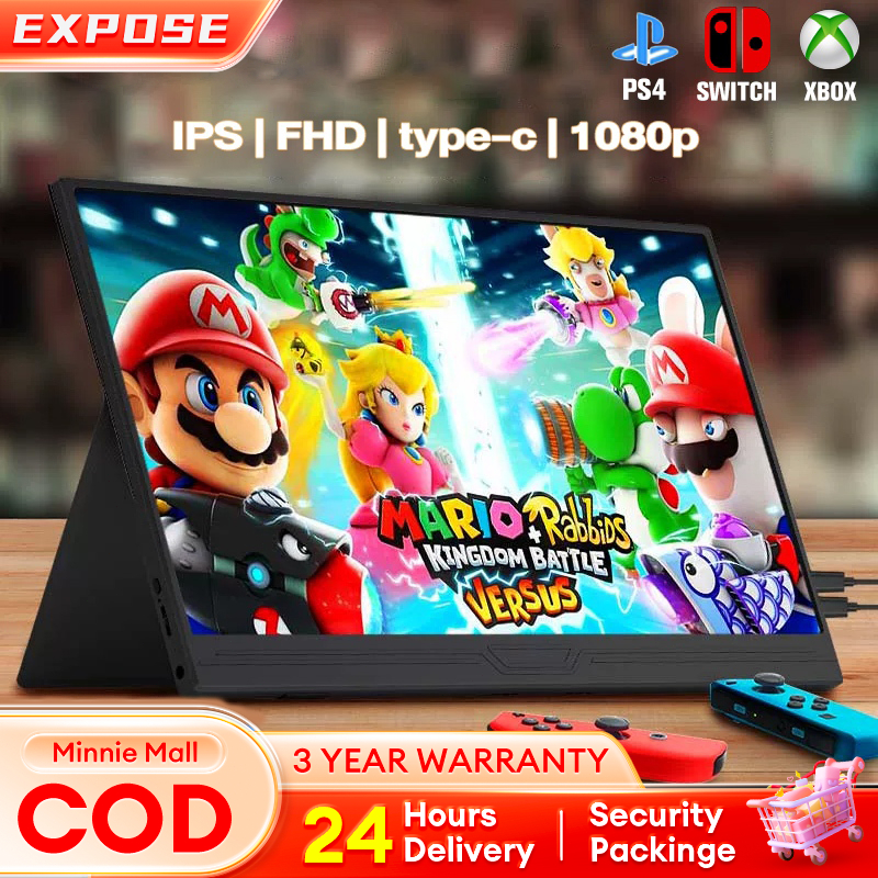 15.6" mini monitor touch HDR 1080p gaming portable monitor IPS screen ...