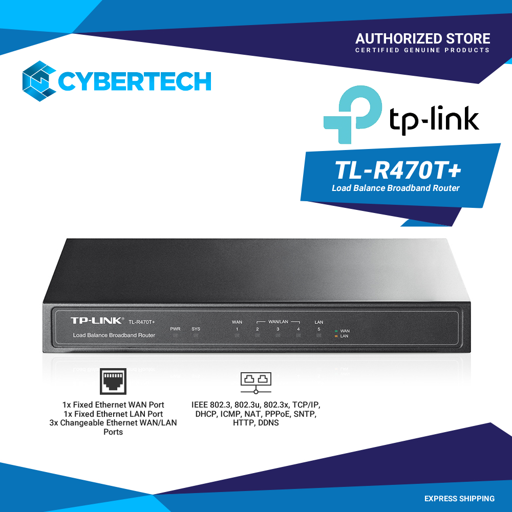 TP-Link TL-R470T+ Load Balance Broadband Router | Shopee Philippines