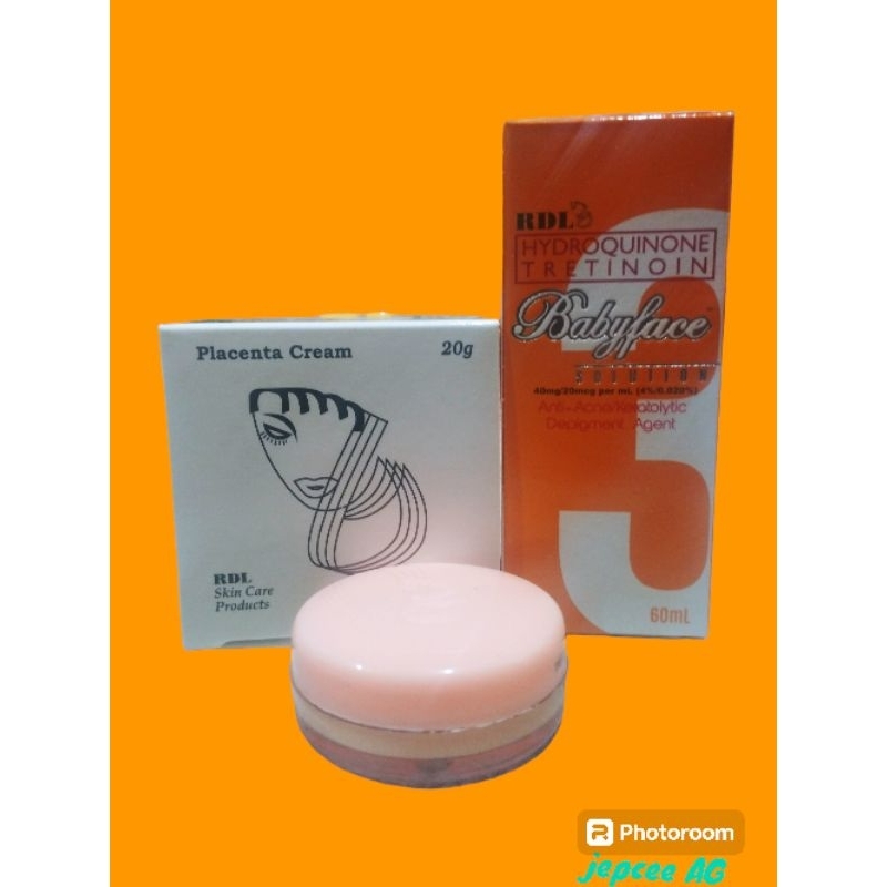 Combo 1- RDL Bayface #3 60ml+ Placenta cream 20g. | Shopee Philippines