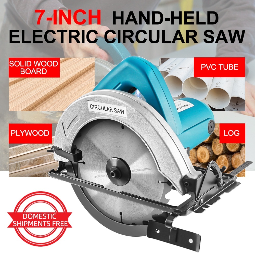 Circular Saw， 220V 7 inch185mm Electric Cutter cutting machine | Shopee ...