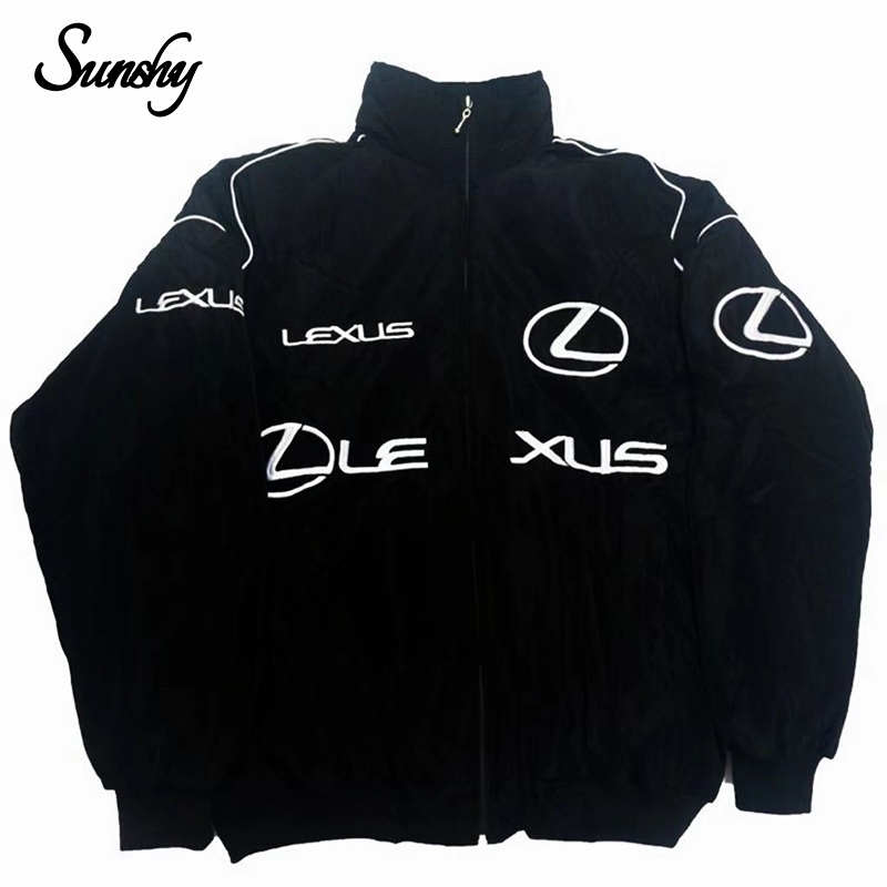 LEXUS F1 Racing Jacket Embroider Summer Cycling Windbeaker Coat Unisex ...