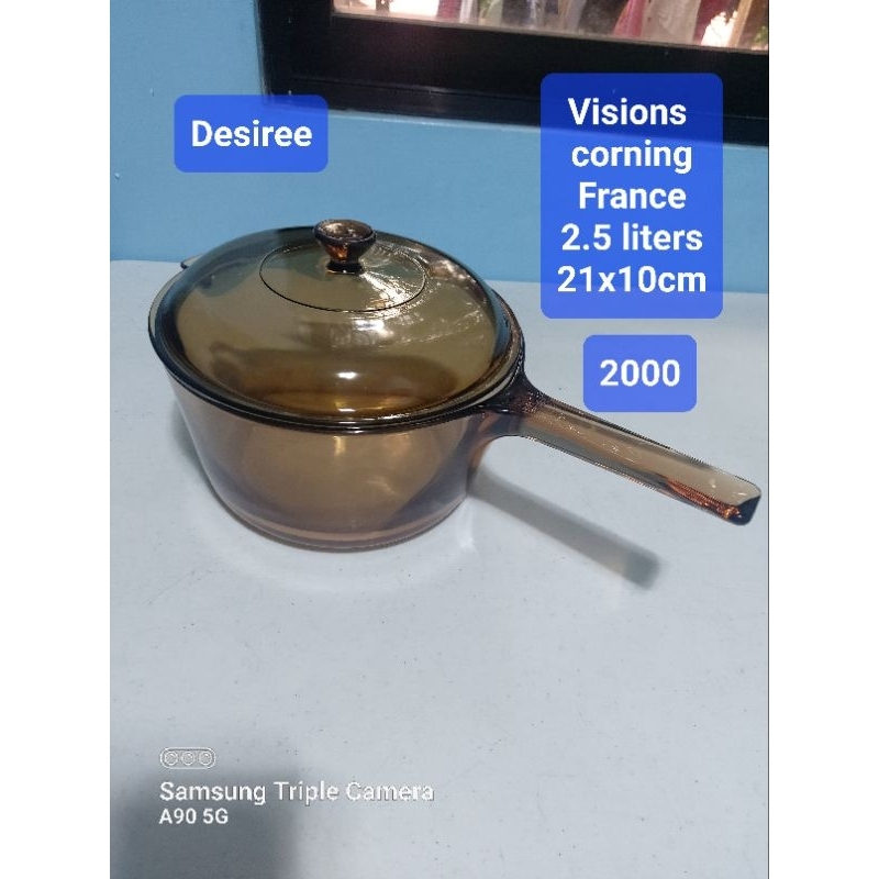Visions cookware sauce pot 2.5 liters ( Desiree ) | Shopee Philippines