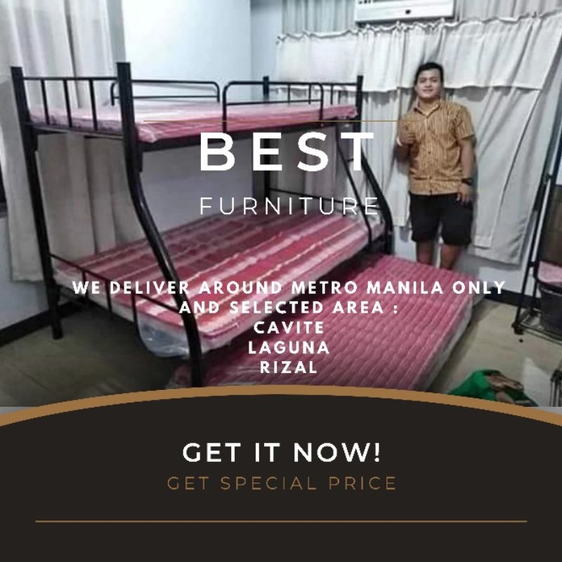 RTYPE DOUBLE DECK WITH PULL OUT 3PCS URATEX FOAM Shopee Philippines