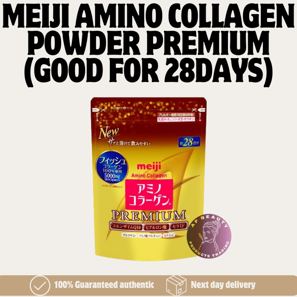 Meiji Amino Collagen Powder Premium 196g (For 28days) | Shopee Philippines