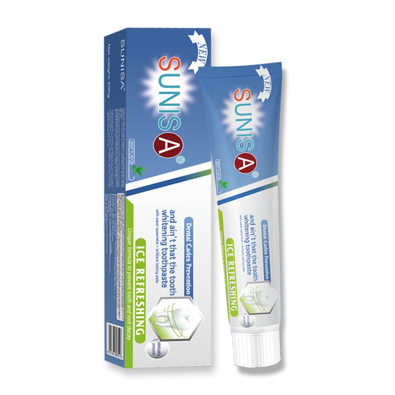 SUNISA Ice Refreshing Whitening Toothpaste 200g Dental Caries ...