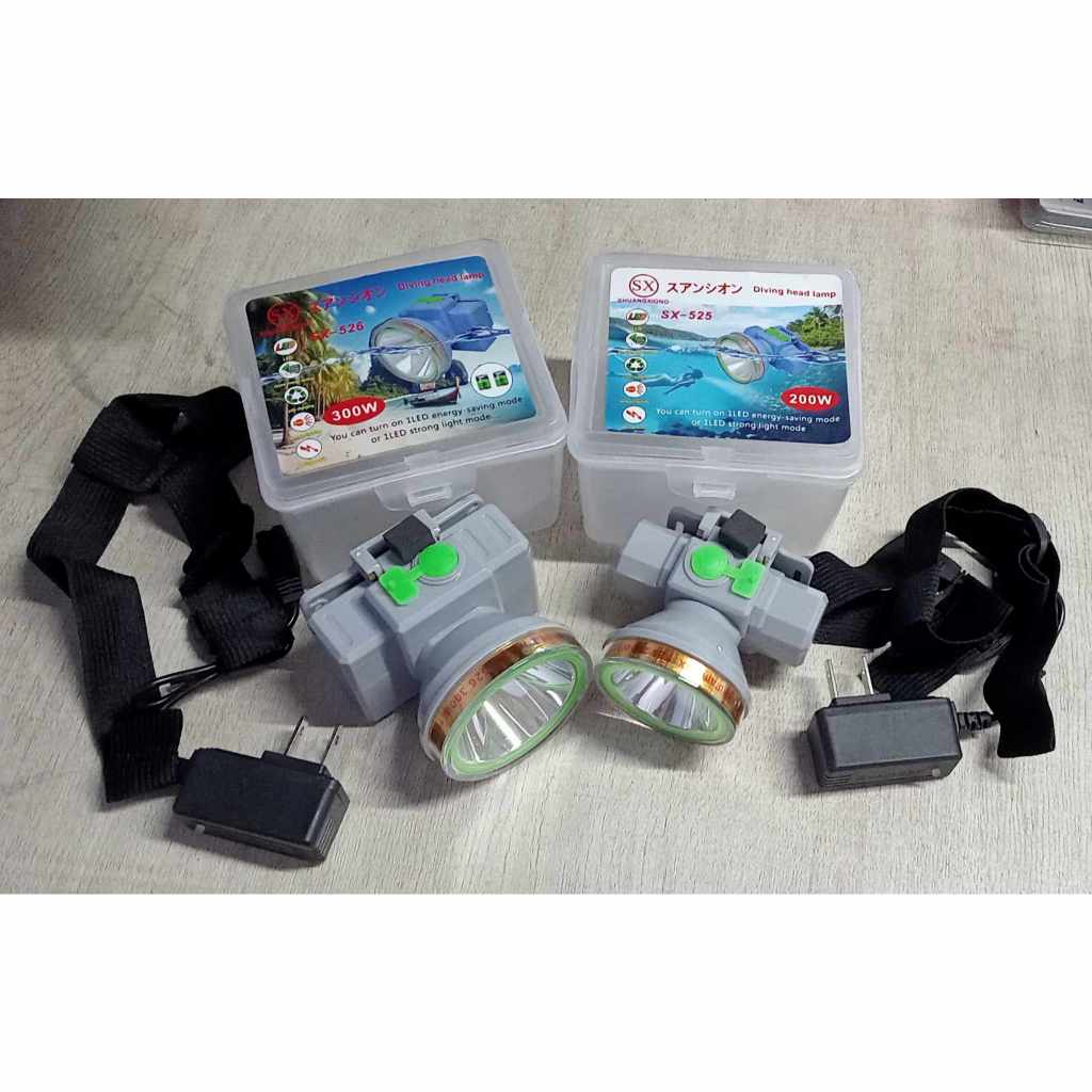 Diving Head Lamp SX 525 (200W) and SX 526 (300W) | Shopee Philippines