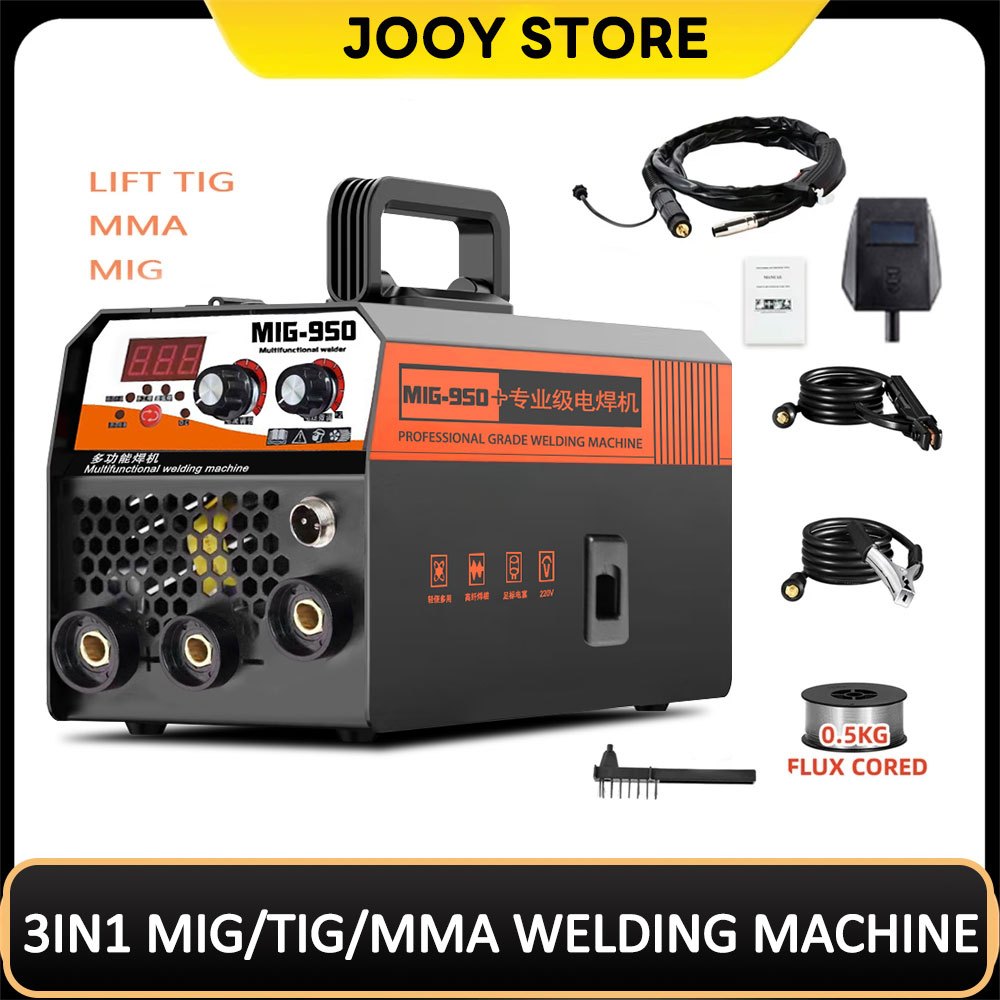 Portable Welding Machine MIG-950 Gasless Welder TIG/MMA 3in1 Welder ...