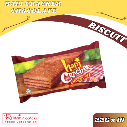 Hapi Cracker Chocolate 22g x 10 | Shopee Philippines