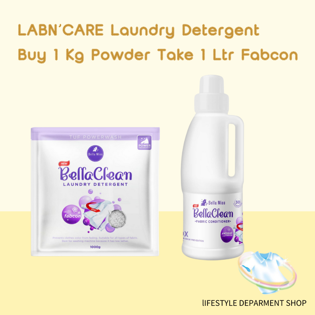 Bella Clean 【Buy 1 Take 1】Buy 1 Kg Bella Clean Laundry Powder Detergent ...