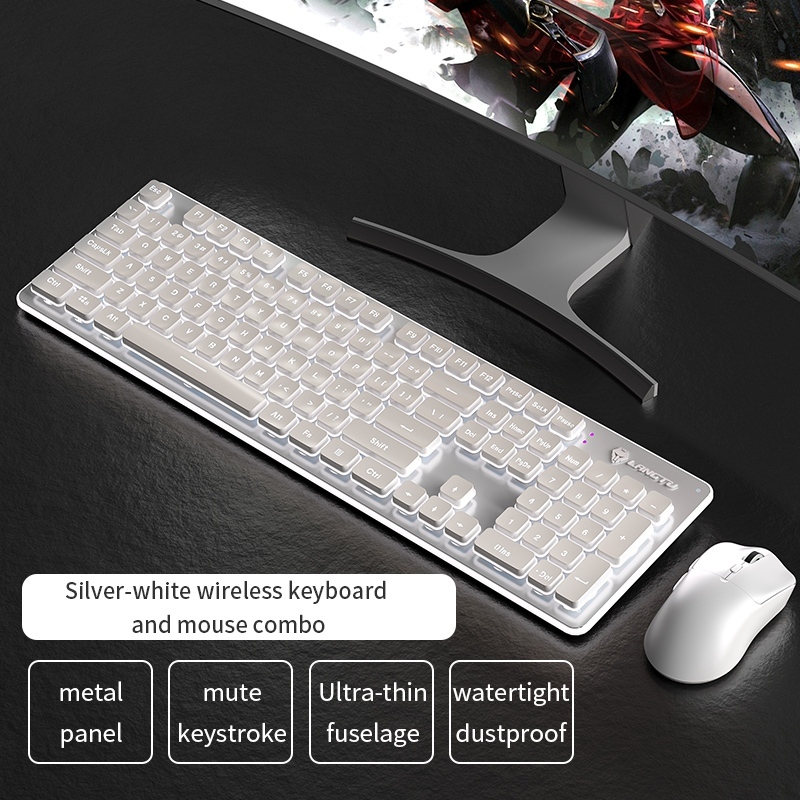 New Rechargeable Rgb Backlight Wireless Keyboard With Rechargeable New