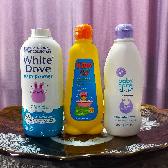 Kids Plus Bath with Colognes & Baby Care Plus Cologne and White Dove ...