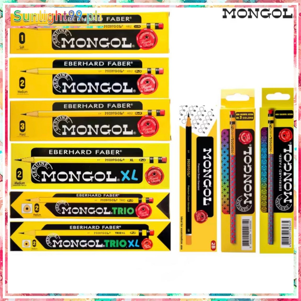 12pcs set Mongol Star pencil No.2 lapis original pencil for kid school ...