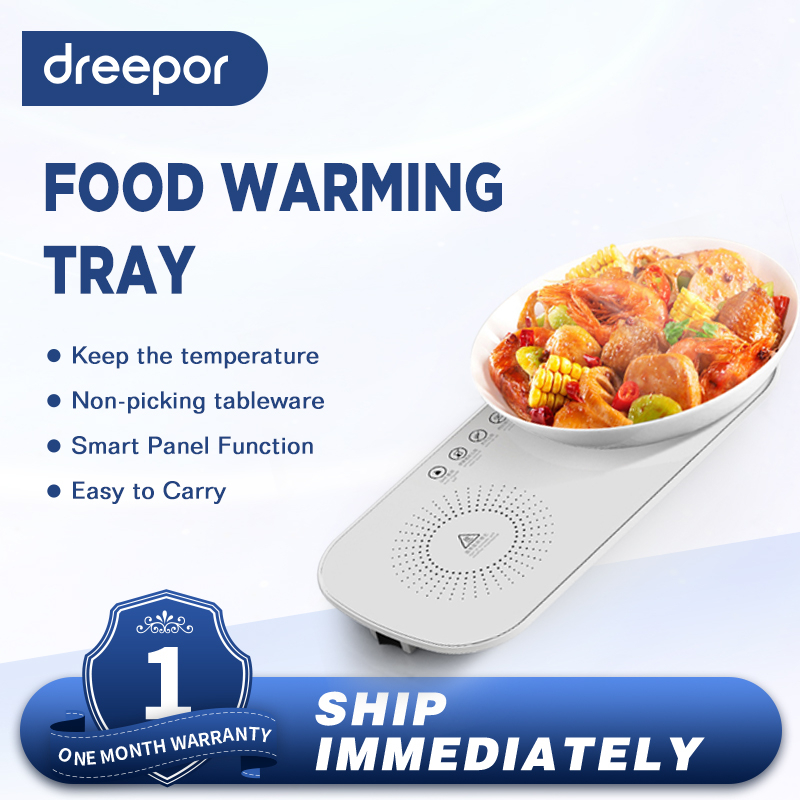 Dreepor Electric Food Warming Tray Adjustable Temperature Warm Plate ...