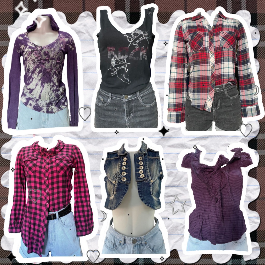 Y2K / Grunge, Goth, Skater streetwear - Preloved Tops | Shopee Philippines