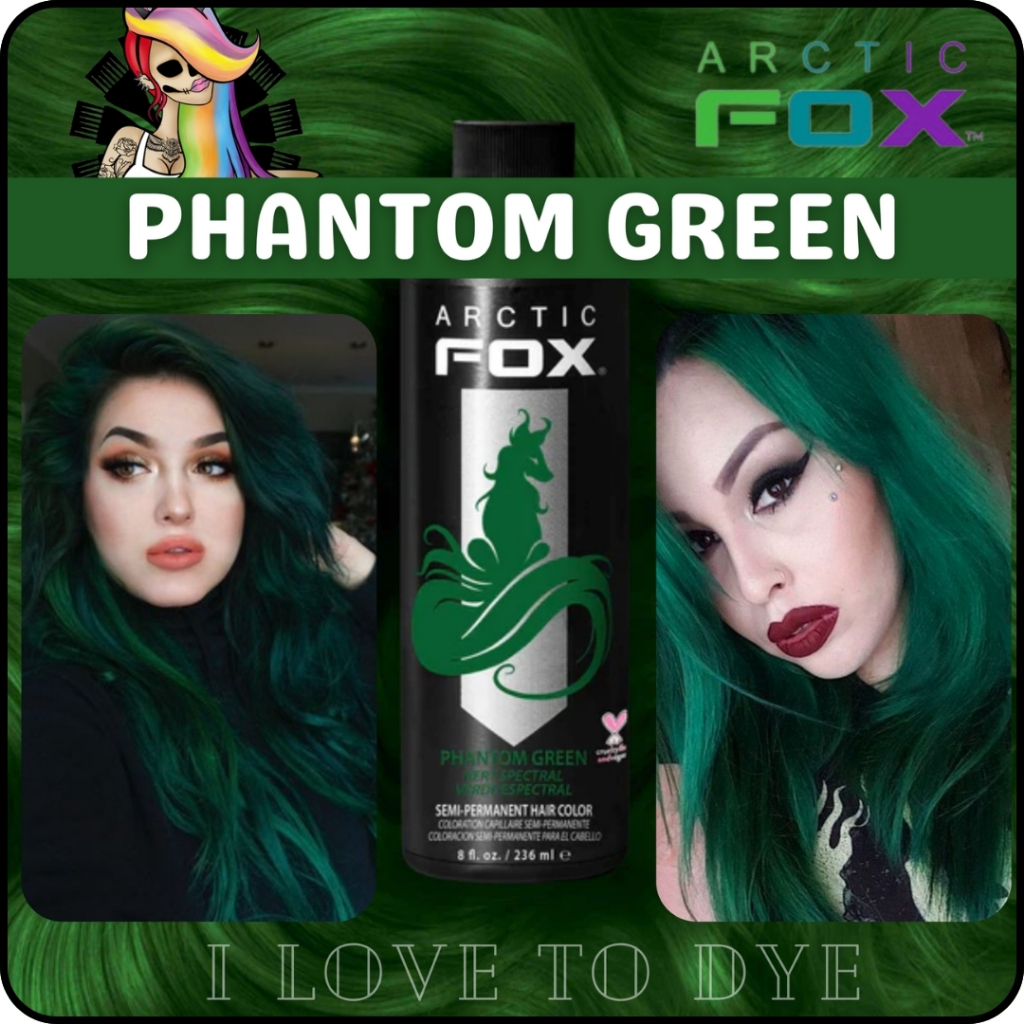 [I Love to Dye] Arctic Fox Phantom Green Semi Permanent Hair Dye ...