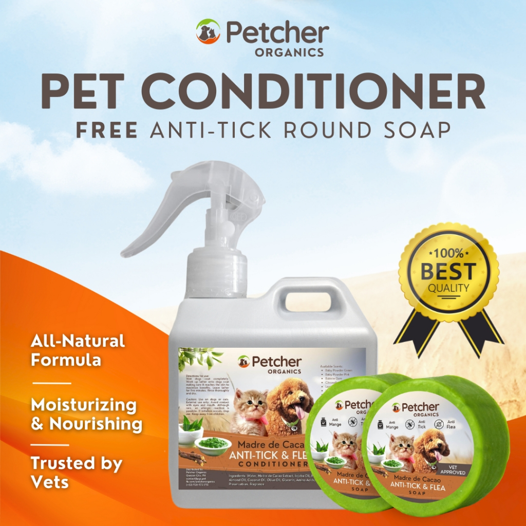 Petcher Organics Madre De Cacao Anti Tick and Flea 500mL Pet ...