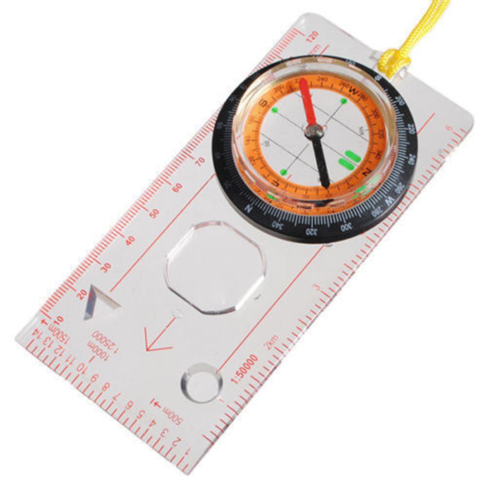 Orienteering Compass Outdoor Lightweight Baseplate Map Compass 1:25000 ...