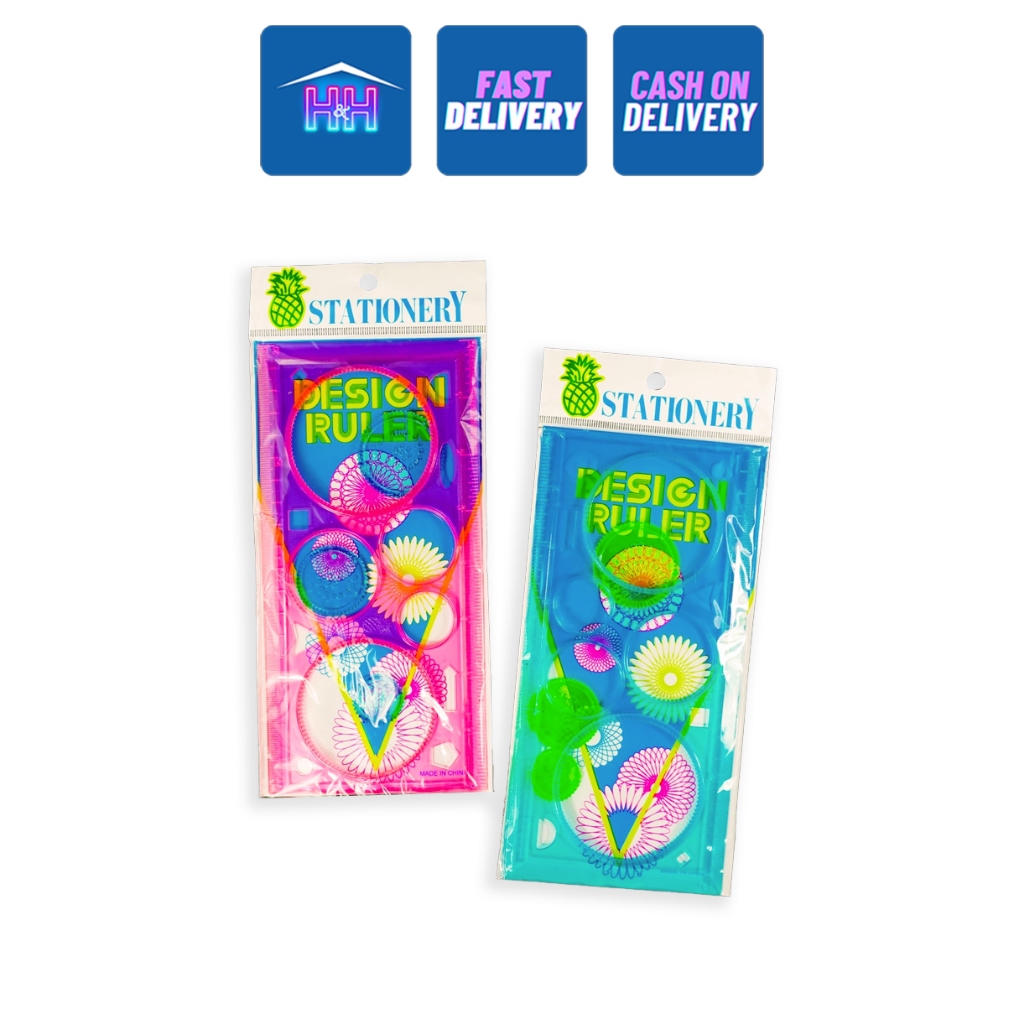 H&H Ruler Design - Interesting Puzzle Spirograph Children Drawing ...