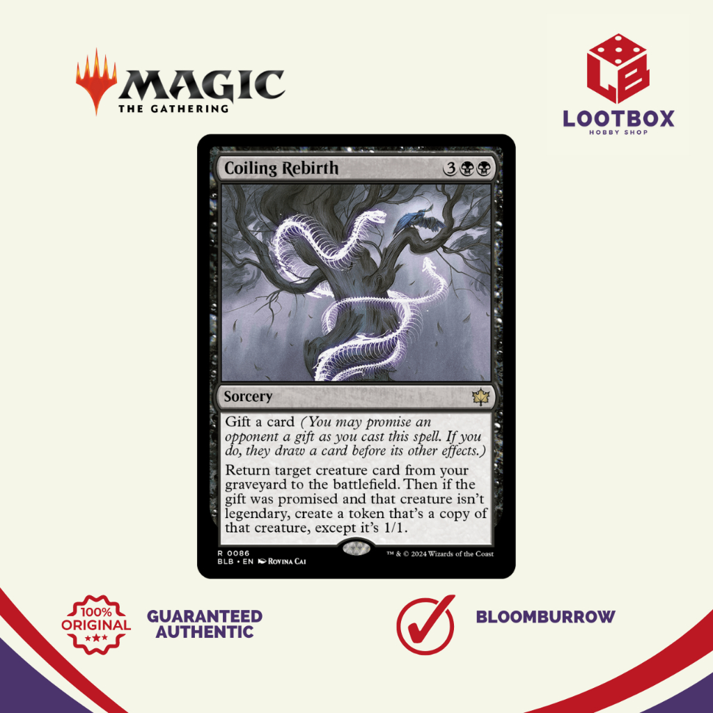 Magic the Gathering: Coiling Rebirth (Rare) - Bloomburrow | Shopee ...
