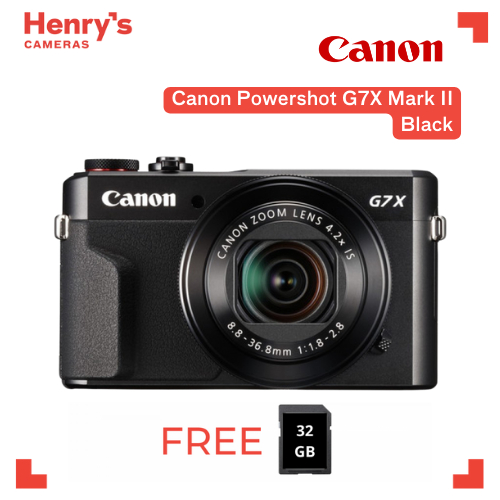 CANON POWERSHOT G7X MARK II DIGITAL CAMERA - HENRY'S CAMERAS | Shopee ...