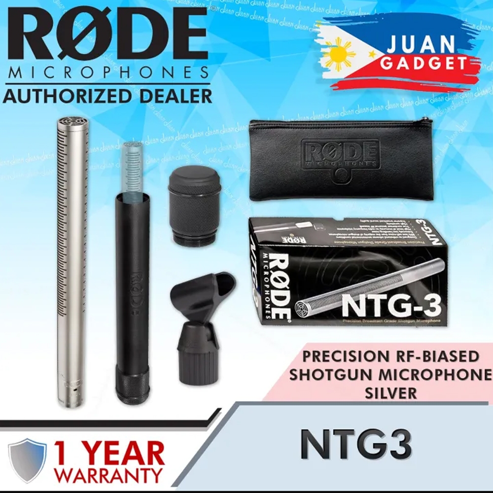 RODE NTG3 Moisture-Resistant Precision RF-Biased Shotgun Mic - Super ...