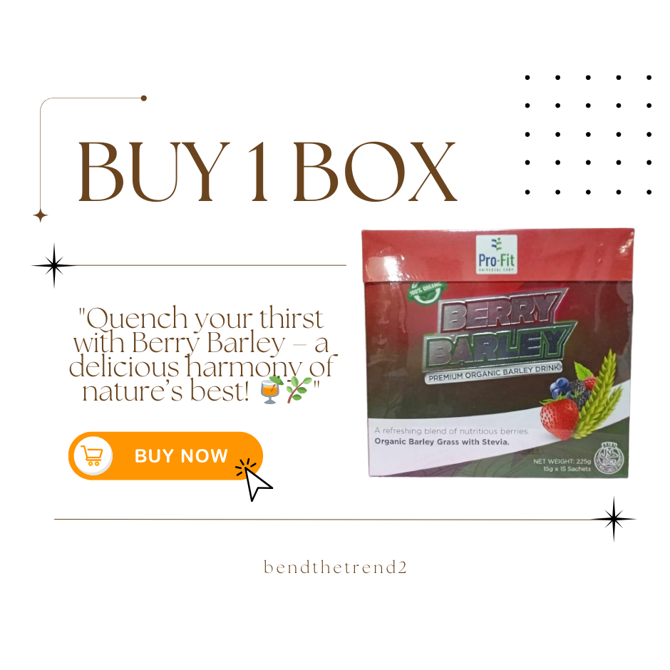 ( 1 BOX ) BERRY BARLEY / ORIGINAL / 101% - Healthy and Refreshing Juice ...