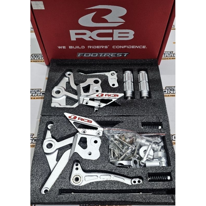 RCB FOOTREST SINGLE SET SHIFTER S2-V2 FOR HONDA RS 150 / WINNER X / GTR ...