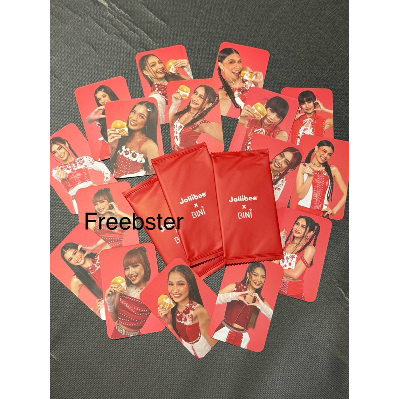 [100% OFFICIAL] Jollibee X Bini Photocard (Jollibee Bini Photocard ...