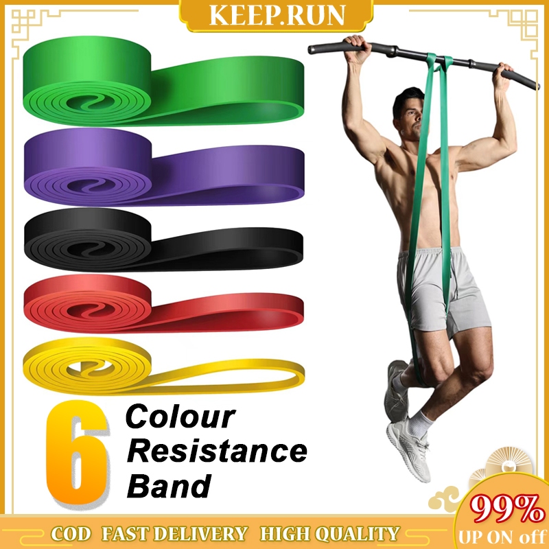 Gym Resistance Bands Natural Latex Elastic Band Exercise Fitness Yoga ...