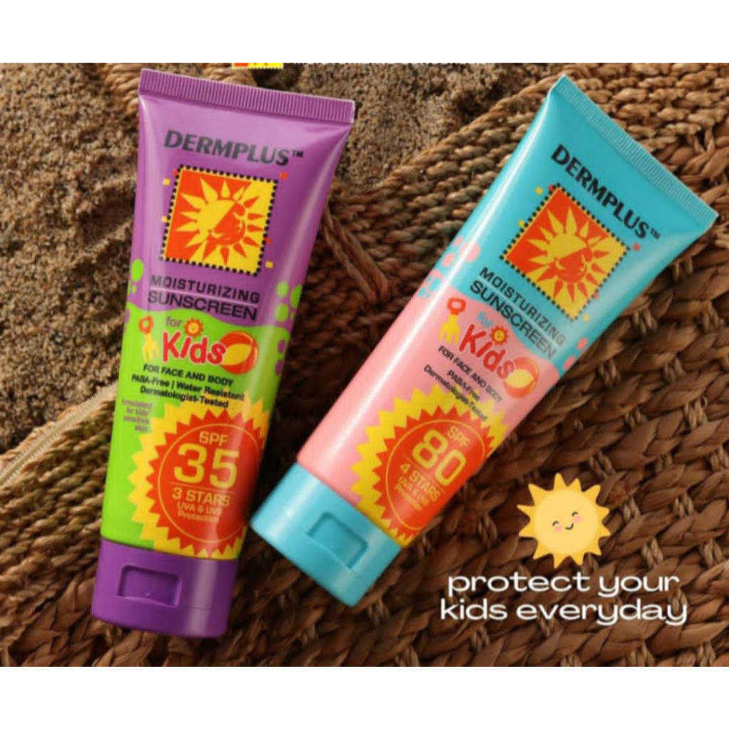 DERMPLUS Moisturizing Sunscreen For Kids 100ml | Shopee Philippines