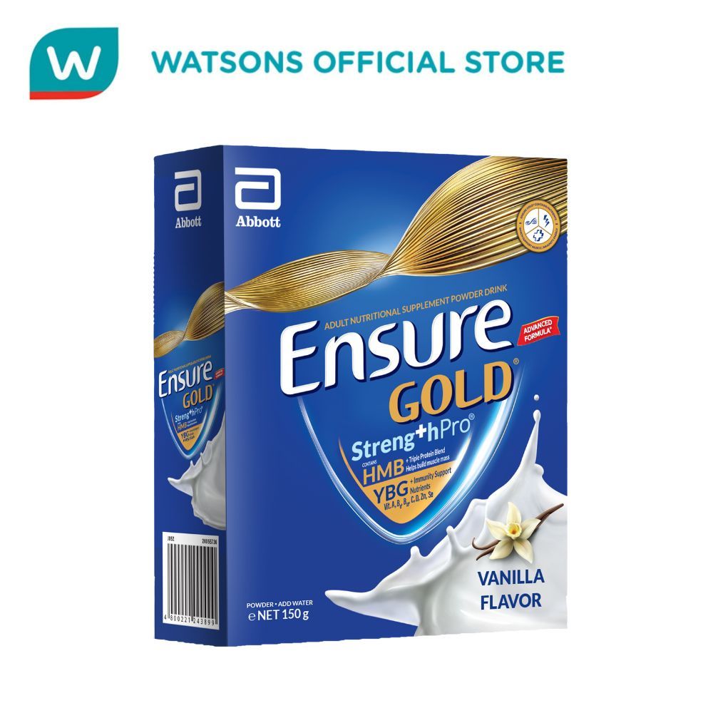 ENSURE Gold with Protein & HMB Vanilla Flavor 150g | Shopee Philippines