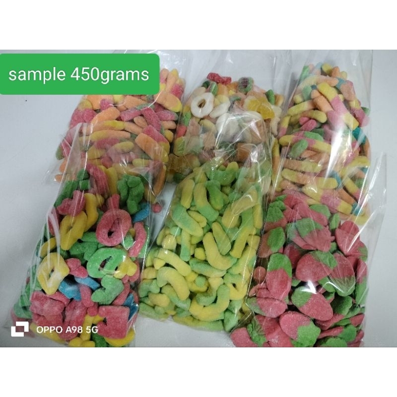 450 grams sweet gummy for party occasion candys buffet party | Shopee ...