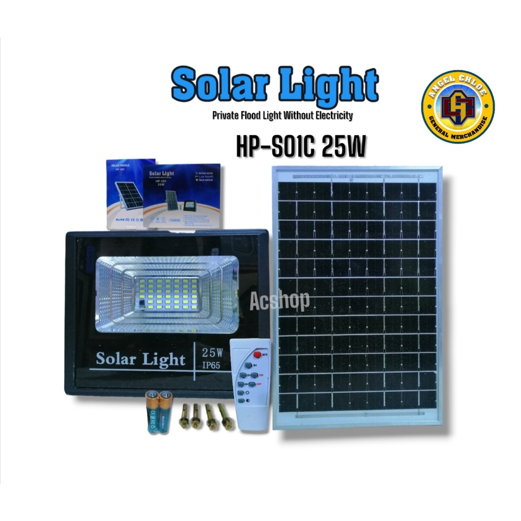 WHS Solar LIGHT, HP SO1-C 25w aluminium for indoor/outdoor light water ...