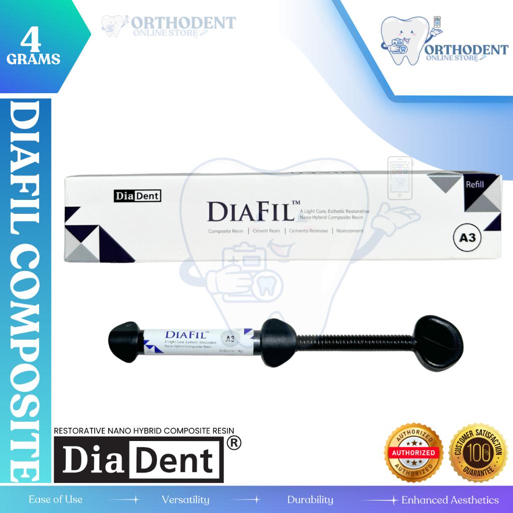 Orthodent | Diafil Nano Hybrid LC Composite Resin - Superior Packable ...