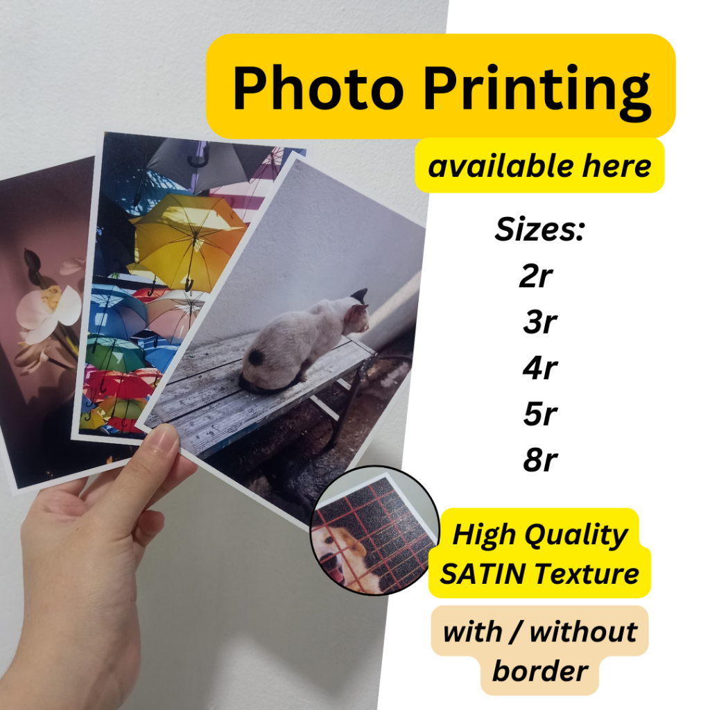 Vibrant High Quality Photo Printing Service - Available Sizes: 2r/3r/4r/5r/8r - NO MINIMUM PRINT ...