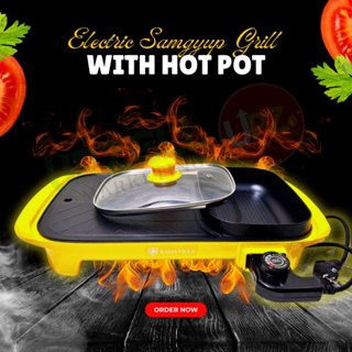 Kaisa Villa Electric Samgyup Korean Grill – Premium BBQ with Adjustable ...