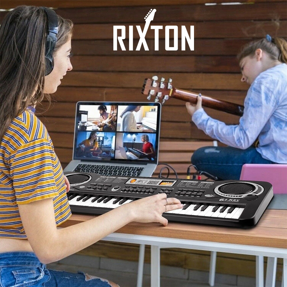 RIXTON 61 Keys Digital Piano Electronic Keyboard For Kids Electronic ...
