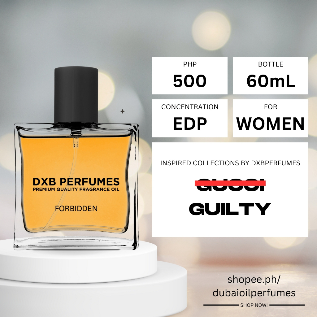 FORBIDDEN - For Women - 60ml - DXB PERFUMES - DXBperfumes | Shopee ...