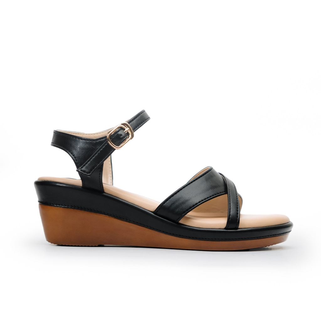 Zanea Yori Wedge Sandals | Shopee Philippines