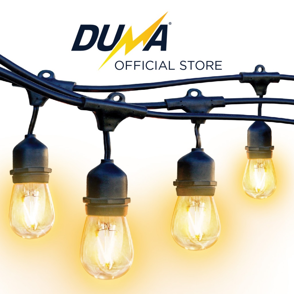 DUMA LED STRING LIGHTS 10 SOCKET 960W 10M INDOOR OUTDOOR WATERPROOF ...