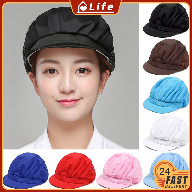 Fashion Breathable Chef Hat Kitchen Food Service Cooking Cap Chic ...