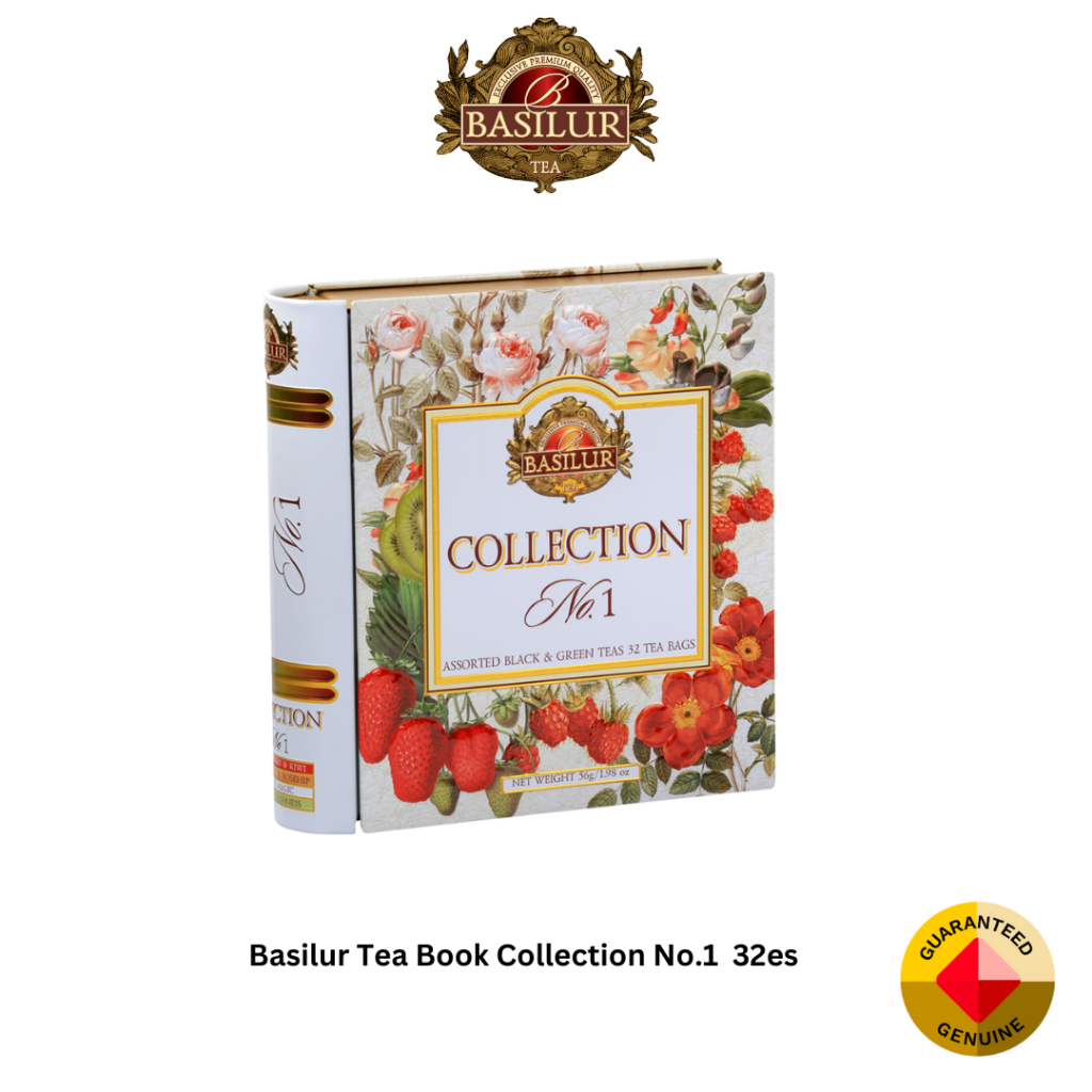 BASILUR TEA BOOK Collection No. 1 "Assorted Black & Green Teas" 32 Tea ...