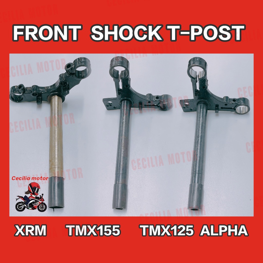Motorcycle Front Shock T-Post for TMX 155 / XRM / TMX125 ALPHA | Shopee ...