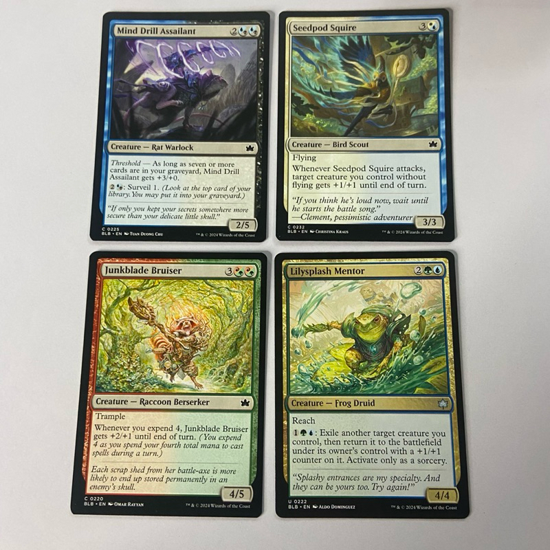 MIND DRILL ASSAILANT SEEDPOD SQUIRE JUNKBLADE BRUISER LILYSPLASH MENTOR ...