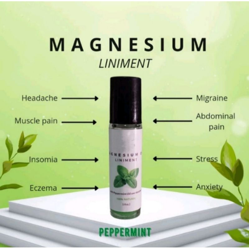 MAGNESIUM LINIMENT OIL 10ML MASSAGE OIL | ON-THE-GO ANTIDIZZINESS ...
