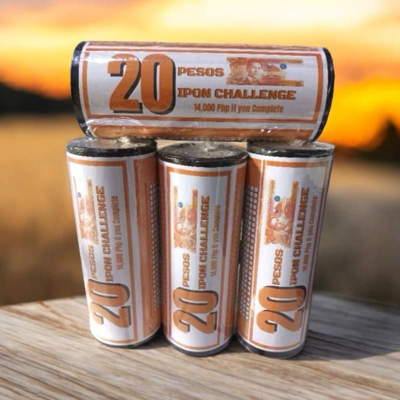 20 Pesos IPON Challenge Coin bank Alkansya | Shopee Philippines