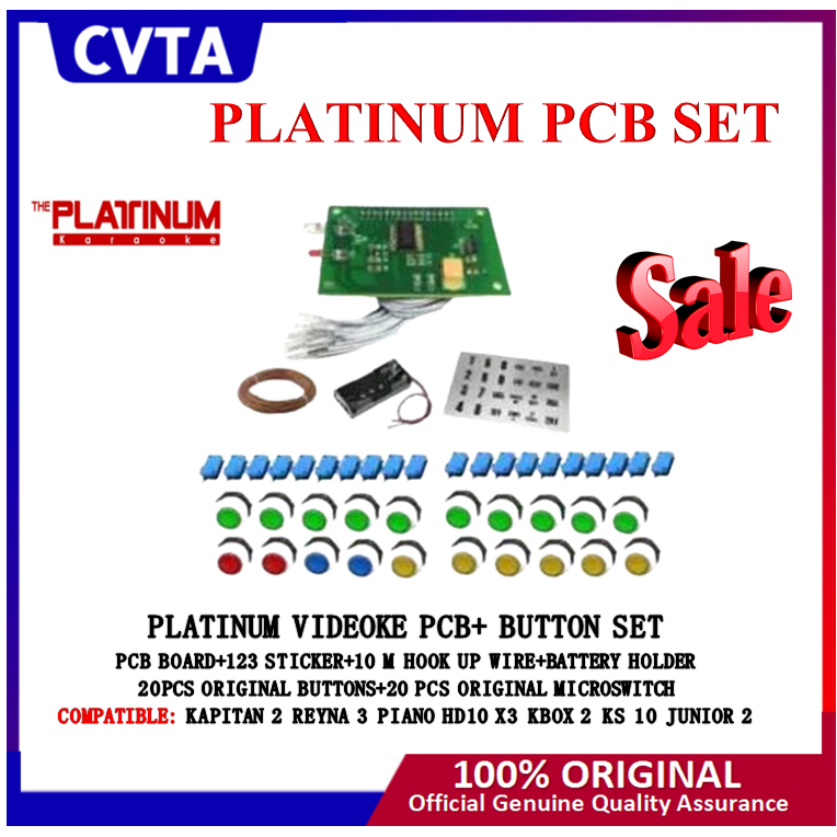 PCB Remote + Button Set For Videoke Machine PLATINUM | Shopee Philippines