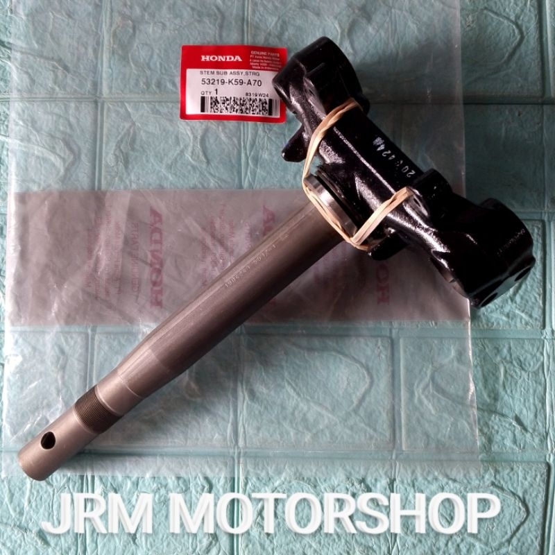 Honda Genuine T-Post stem sub assy (53219-K59-A70)Honda Click 125i v1-v2-v3/Honda Click 150i v1 ...